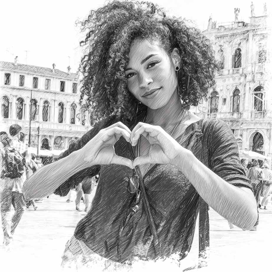 studentessa matta learn italian